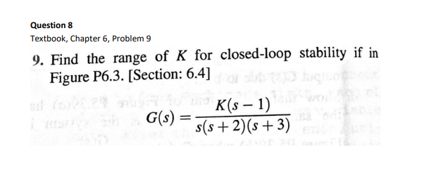 Solved Question 8 Textbook, Chapter 6, Problem 9 9. Find the | Chegg.com
