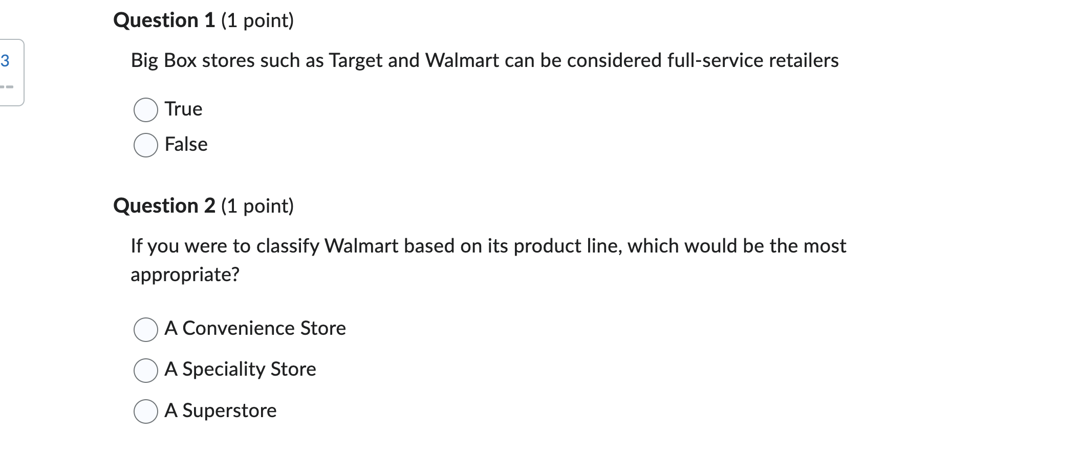 Solved Big Box stores such as Target and Walmart can be | Chegg.com