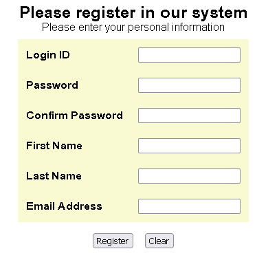 Solved Please register in our system Please enter your | Chegg.com