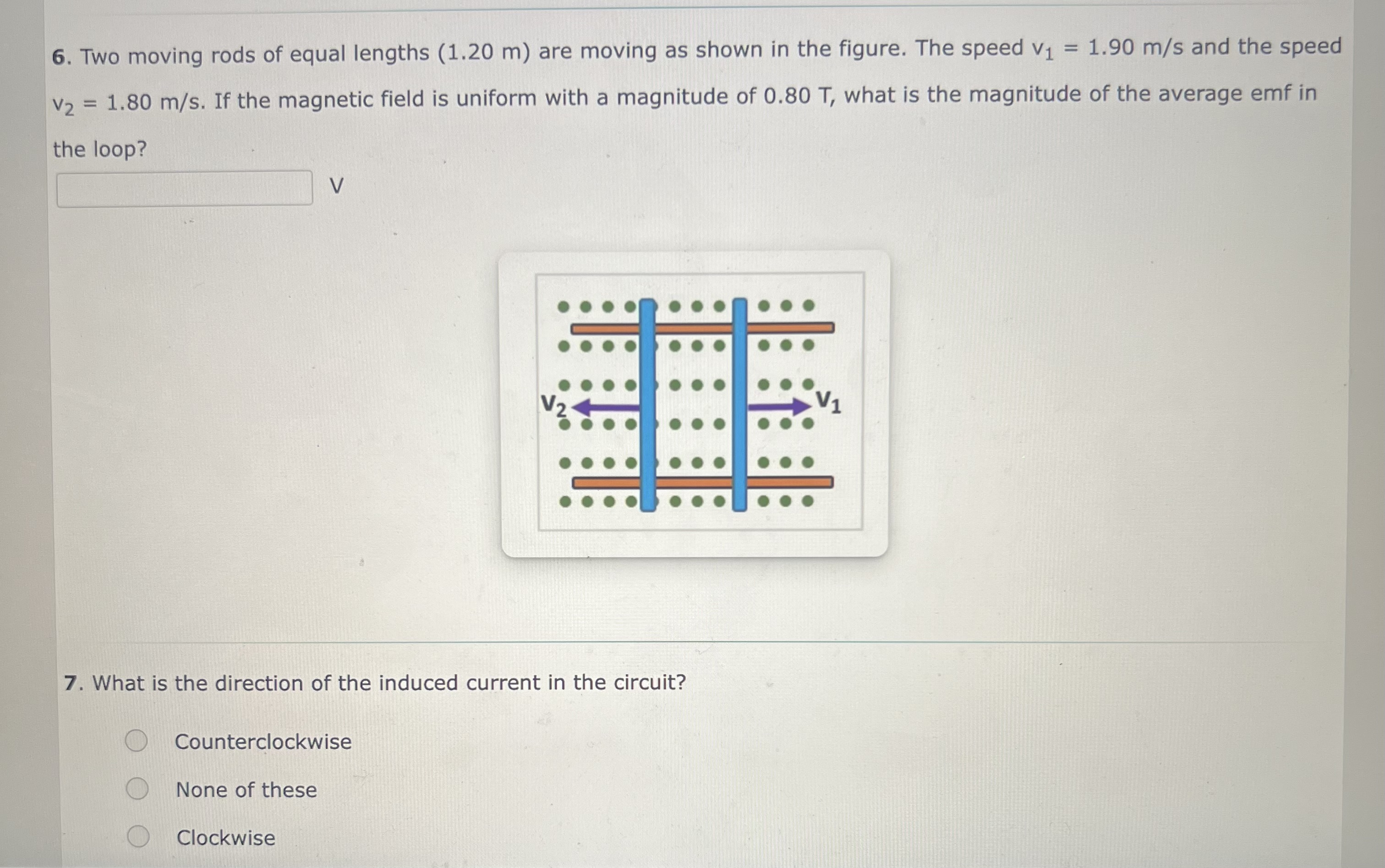 Solved Two moving rods of ﻿equal lengths (1.20m) ﻿are moving | Chegg.com