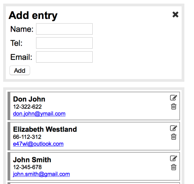 Solved Need help making a simple address book, without using | Chegg.com
