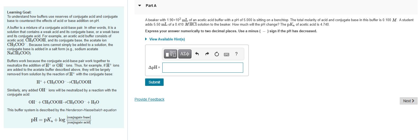 Solved Learning Goal:To understand how buffers use reserves | Chegg.com