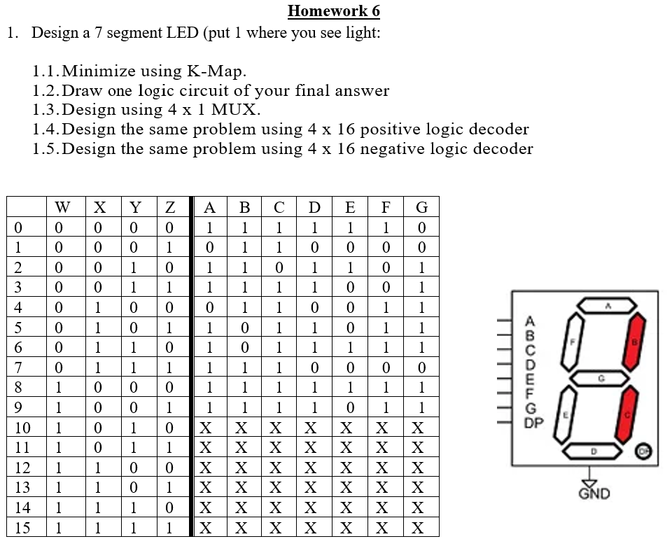 Solved Having trouble with 1.3. Not sure how to use a 4x1 | Chegg.com