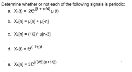 Solved Determine whether or not each of the following | Chegg.com