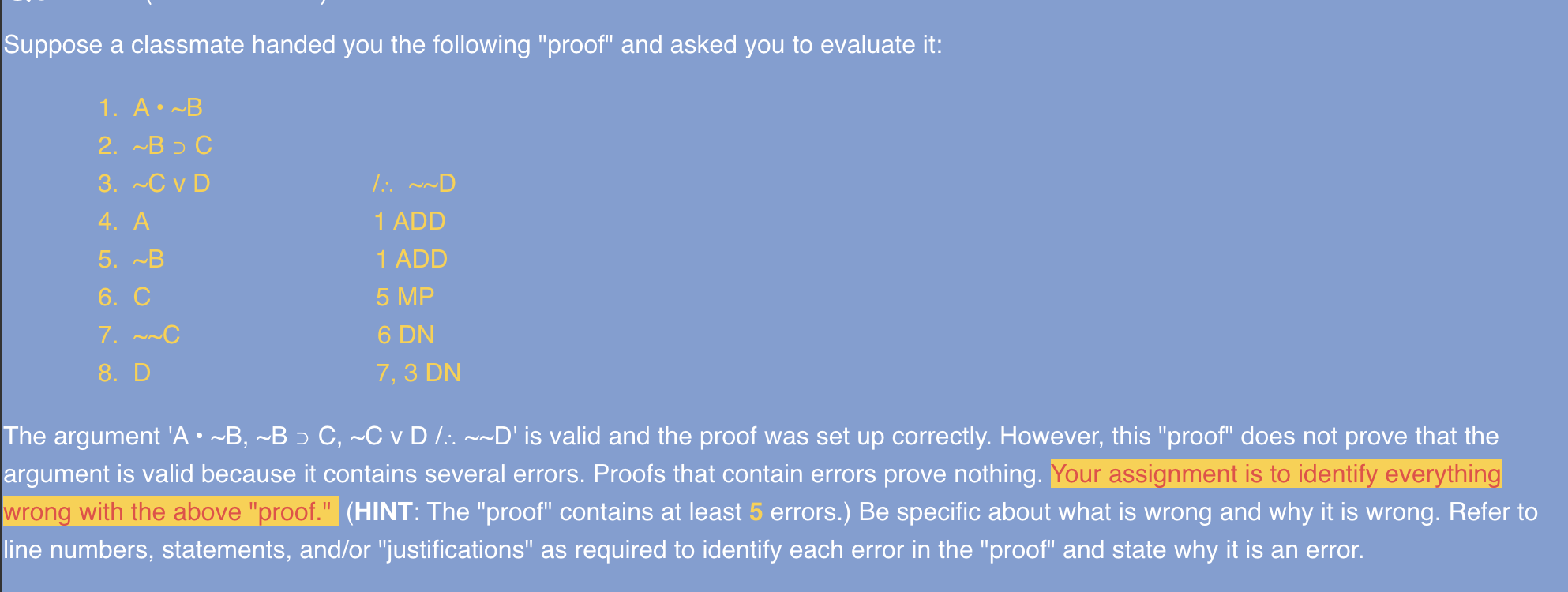 Suppose a classmate handed you the following "proof" | Chegg.com