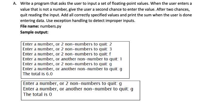Solved Write a program that asks the user to input a set of | Chegg.com