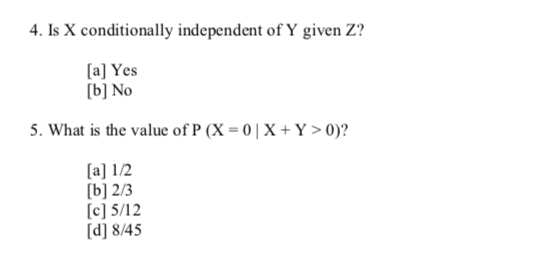 Solved Suppose X, Y, Z are Boolean random variables and the | Chegg.com