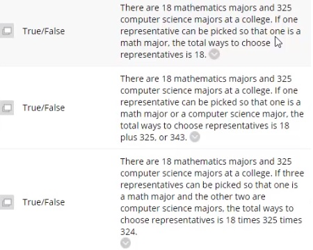 Solved There are 18 mathematics majors and 325 computer | Chegg.com