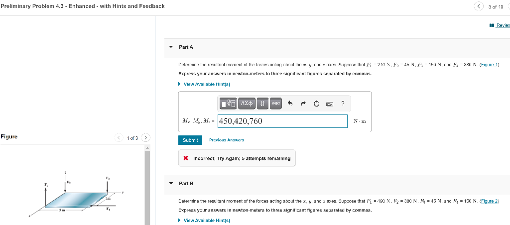 Solved Preliminary Problem 4.3 - Enhanced - with Hints and | Chegg.com