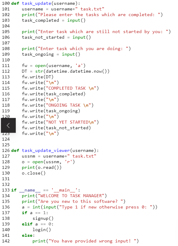 Solved 1 import datetime 2 3 \# pssd means password, ussnm | Chegg.com