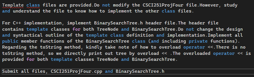 Solved BinarySearchTree.h #ifndef BinarySearchTree_h #define | Chegg.com
