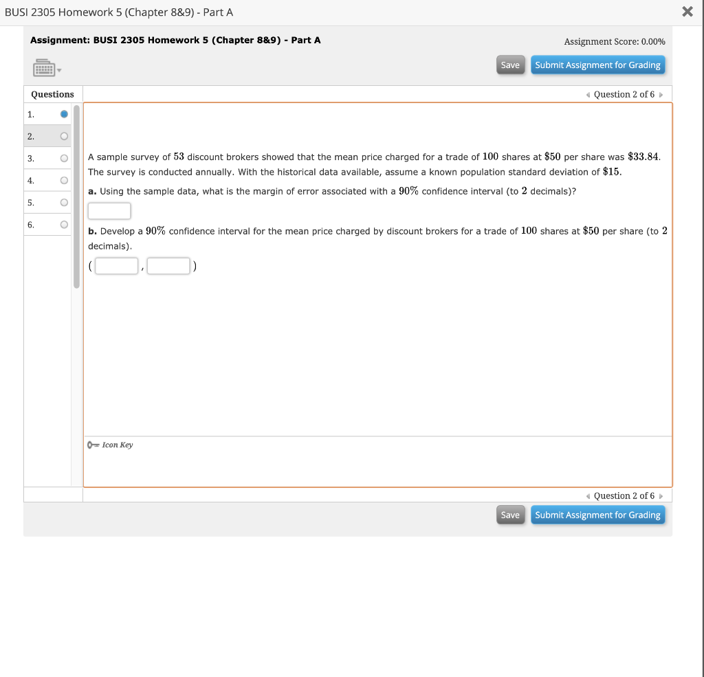 Solved BUSI 2305 Homework 5 (Chapter 8&9) - Part A x | Chegg.com