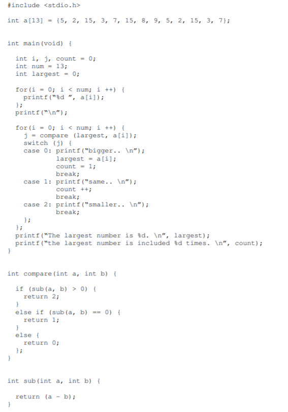 Help Me To Translate The C Code Into A Corresponding 2593