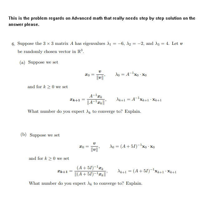 Solved This is the problem regards on Advanced math that | Chegg.com