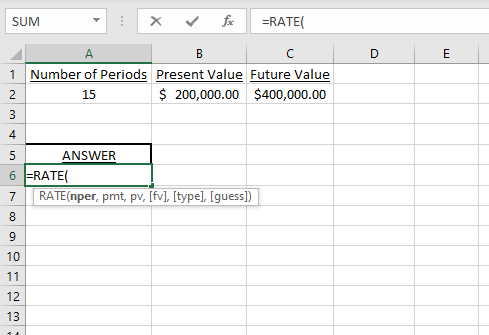 Solved Calculate the interest rate using the RATE function | Chegg.com