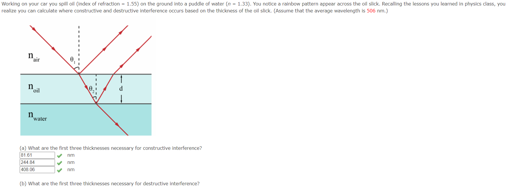 Solved ealize you can calculate where constructive and | Chegg.com