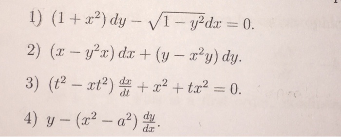 Solved Solve the following differential equations | Chegg.com