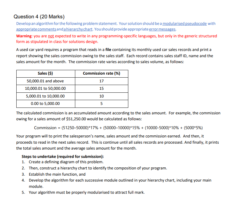Solved Question 1 (5 marks) Draw a defining diagram, i.e.an | Chegg.com