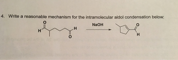 Solved Write a reasonable mechanism for the intramolecular | Chegg.com