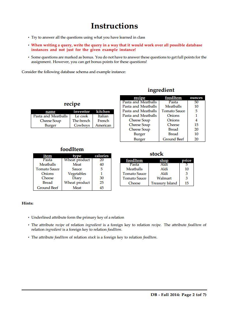 Solved Homework Assignment 1 September 16th