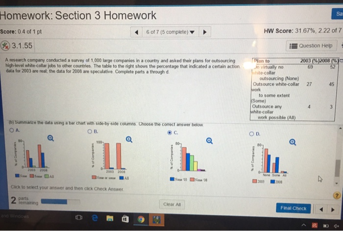 Solved Save Homework Section 3 Homework Hw Score 31 67