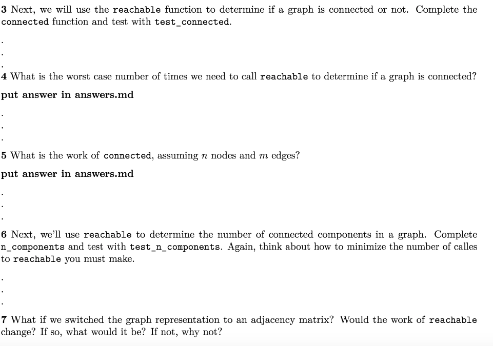Today we'll learn more about graphs and how to | Chegg.com