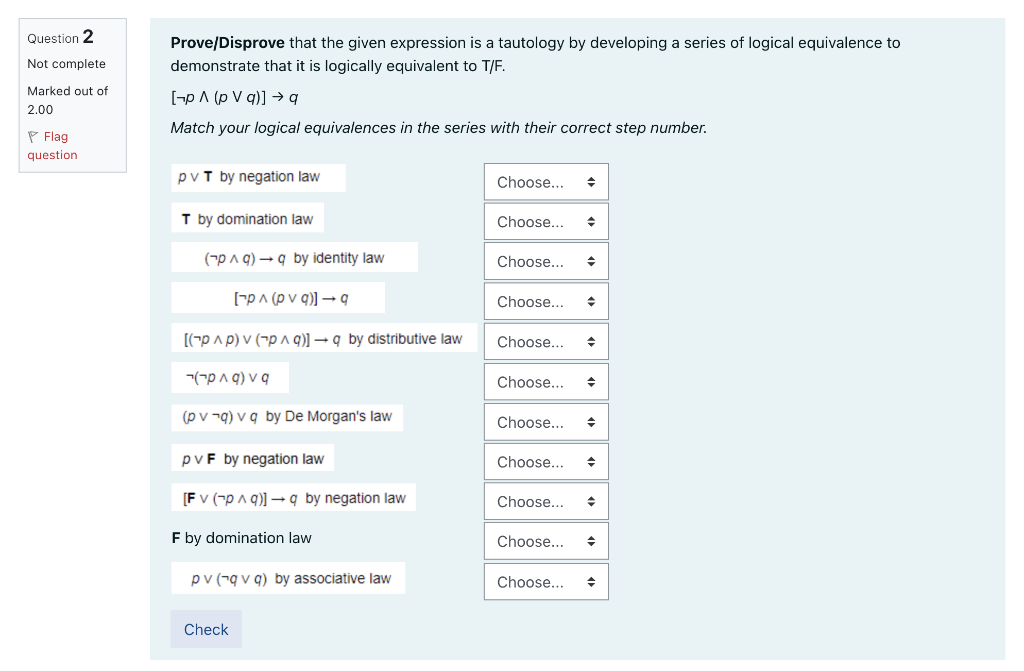 Solved Determine whether the given compound proposition is a | Chegg.com