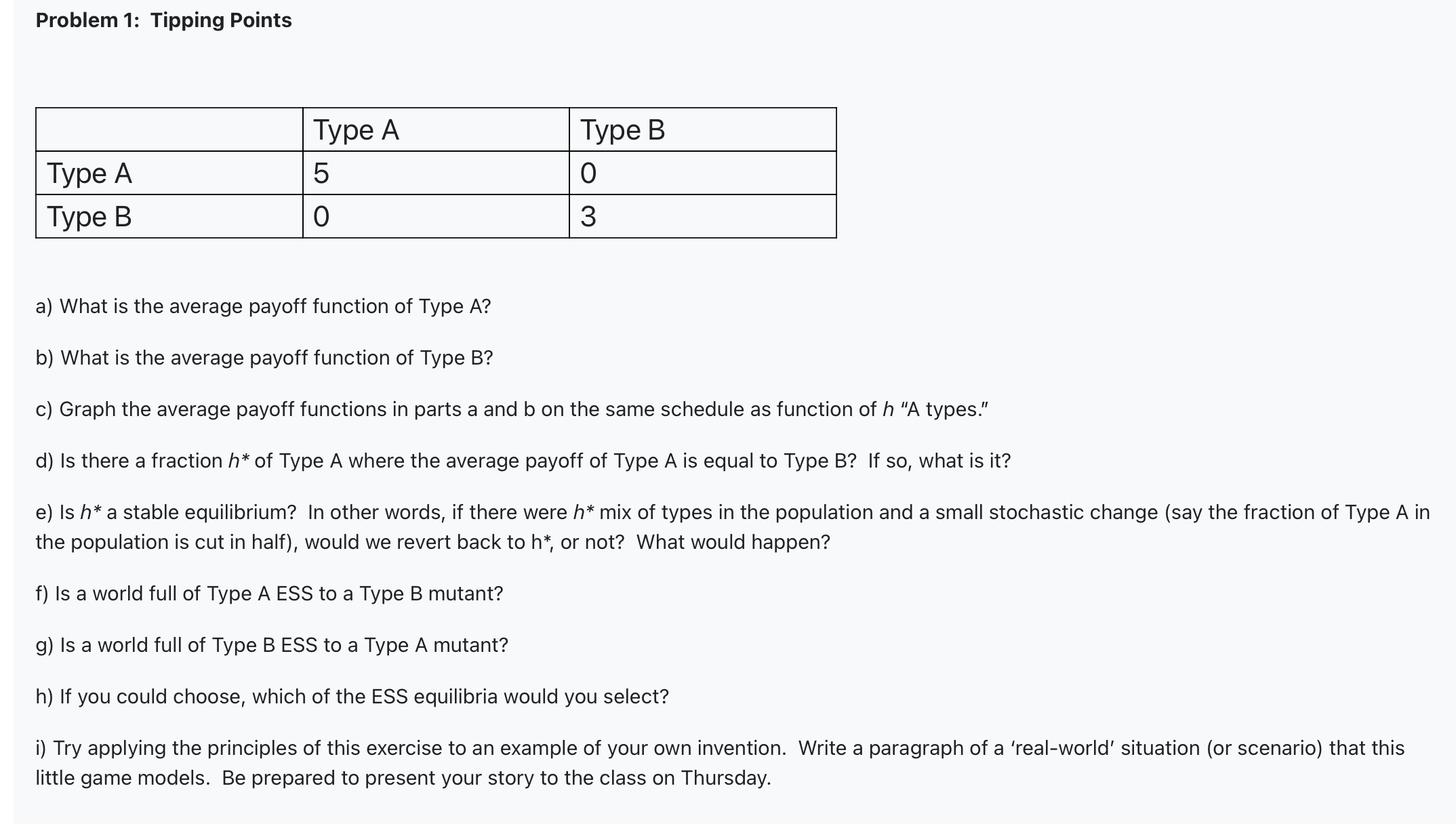 Solved Problem 1: Tipping Points a) What is the average | Chegg.com