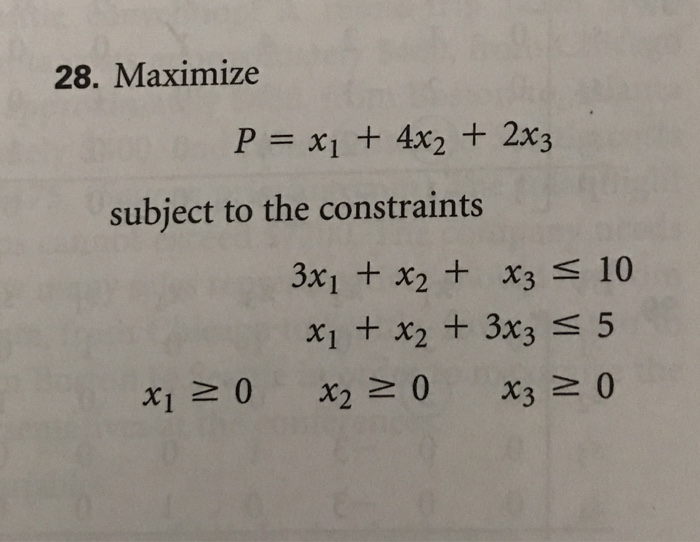 Solved 8. Maximize P = 3x1 + 4x2 subject to the constraints | Chegg.com