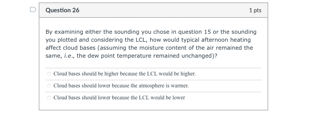 Use the sounding provided in the instructions section | Chegg.com