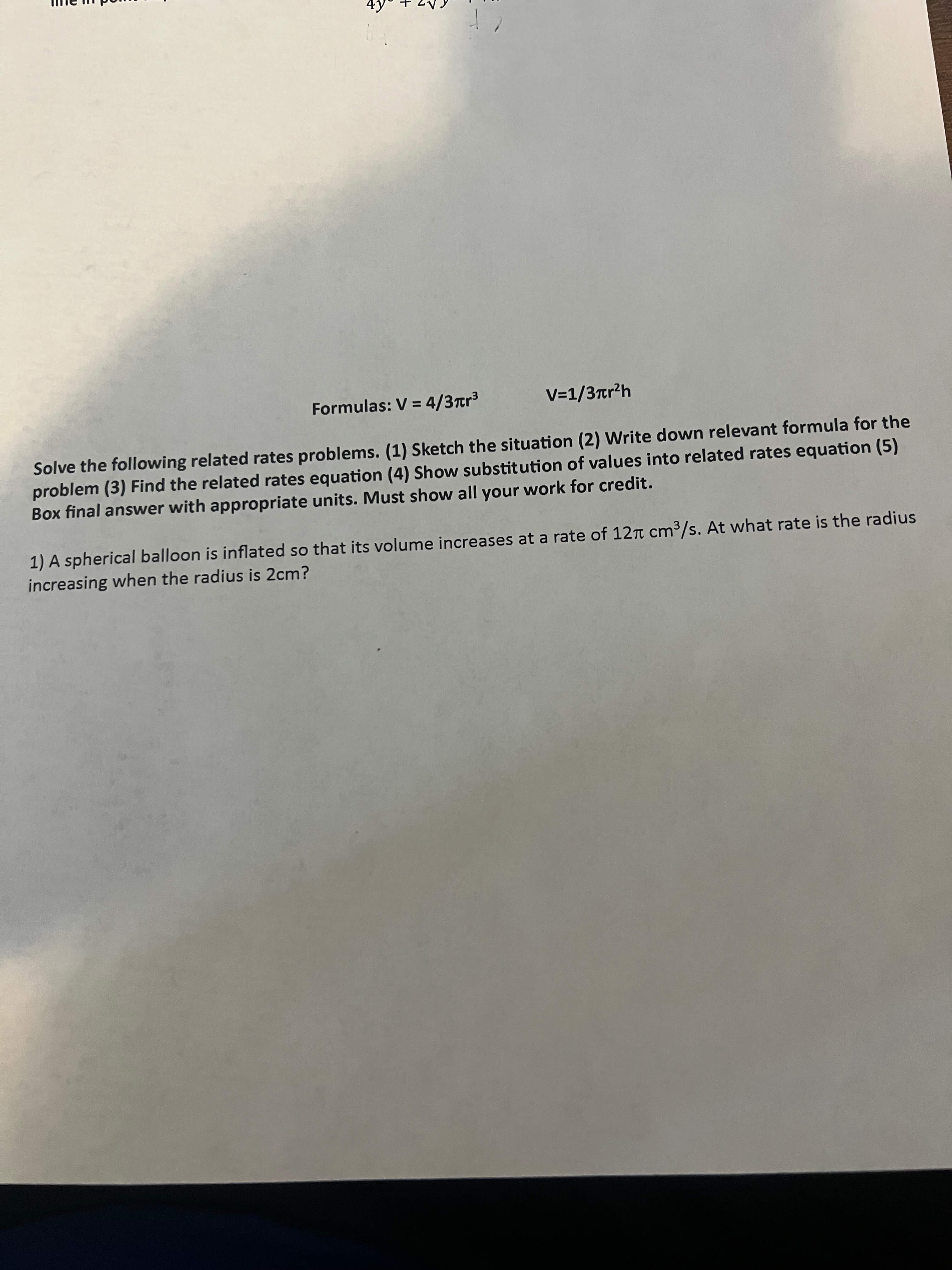 Solved (1) Sketch the situation (2) Write down relevant | Chegg.com