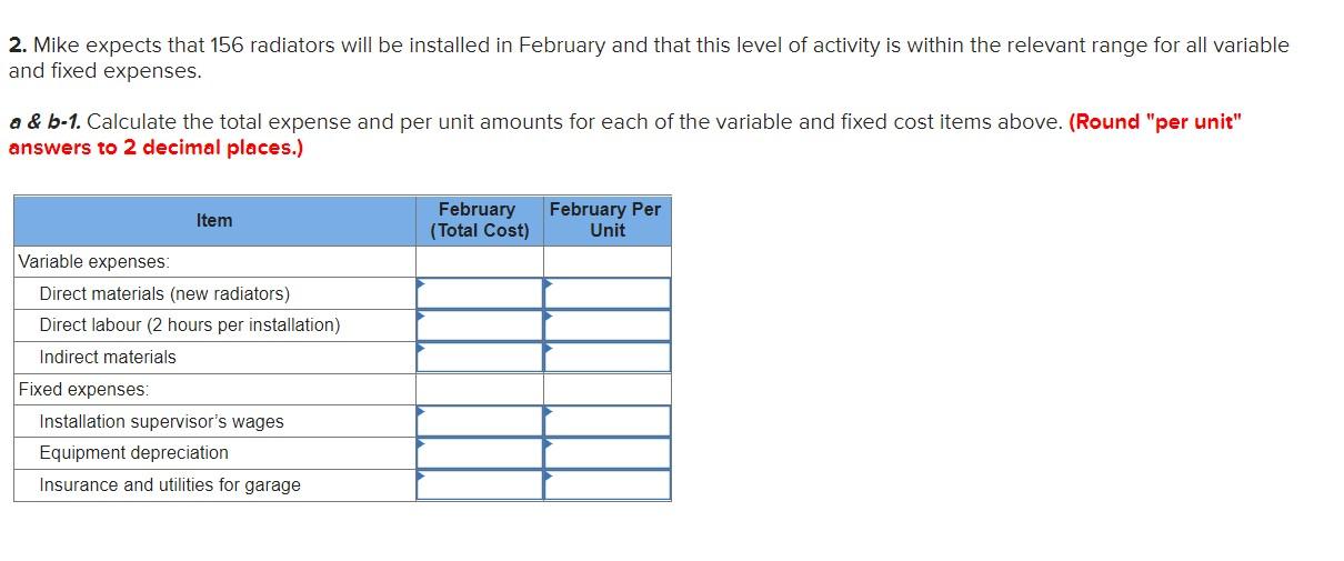 Solved Exercise 2-5 Fixed and Variable Costs [LO5] Mike's | Chegg.com