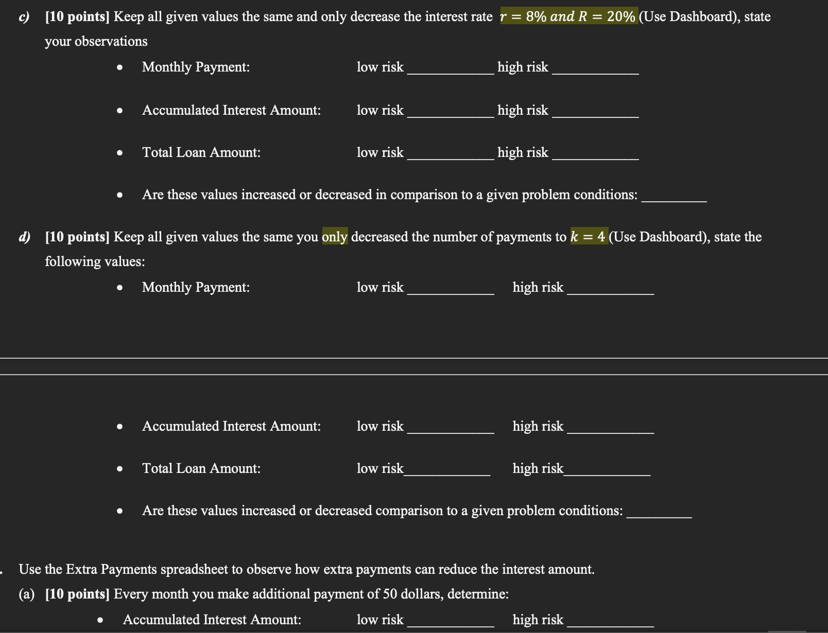 Solved c) [10 ﻿points] ﻿Keep all given values the same and | Chegg.com