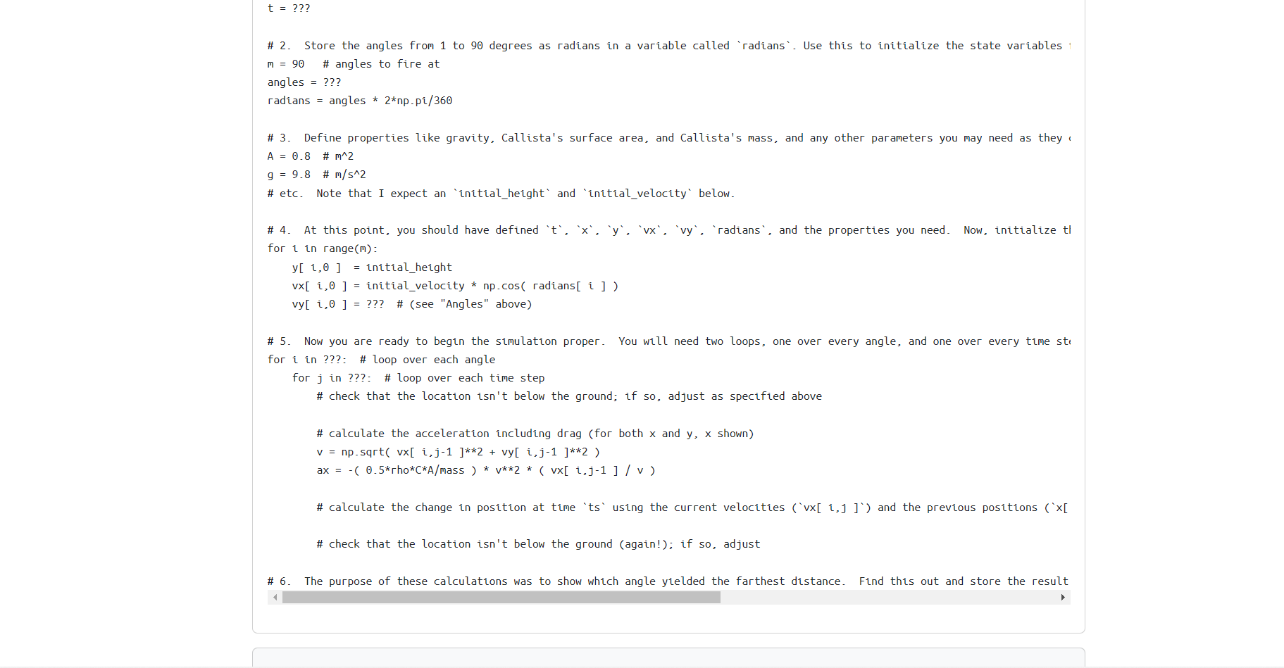 Solved Optimizing a trajectory Callista "Cherry Bomb" | Chegg.com