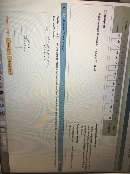 Solved Description Assignment Submission Recommended | Chegg.com