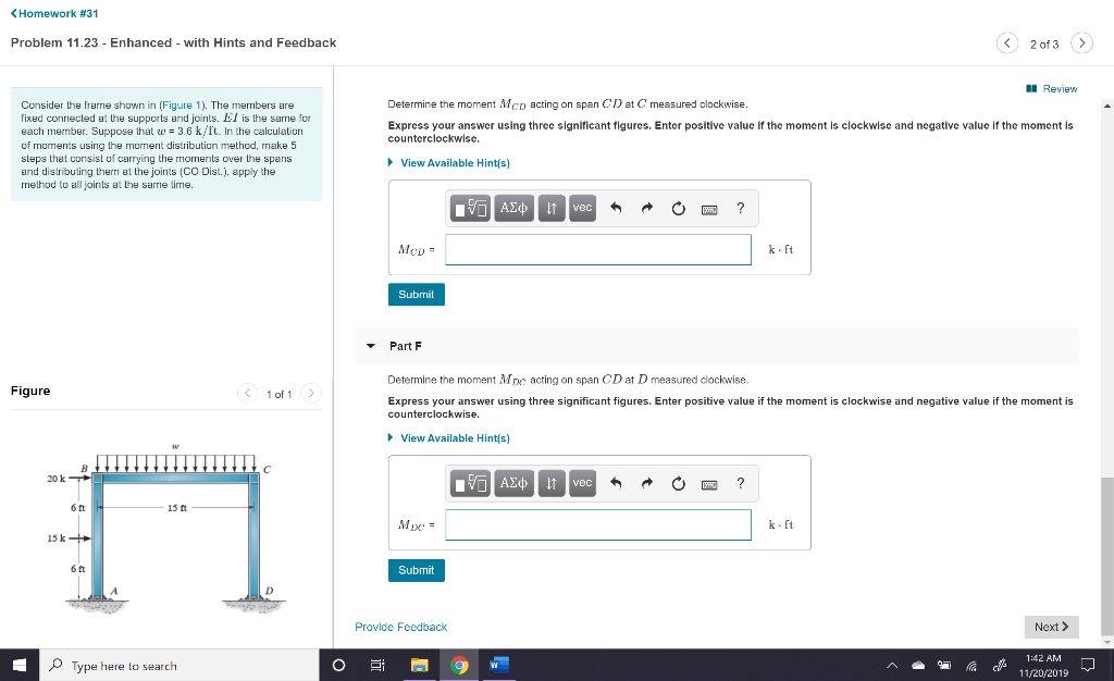 Solved Homework #31 Problem 11.23 - Enhanced - with Hints | Chegg.com