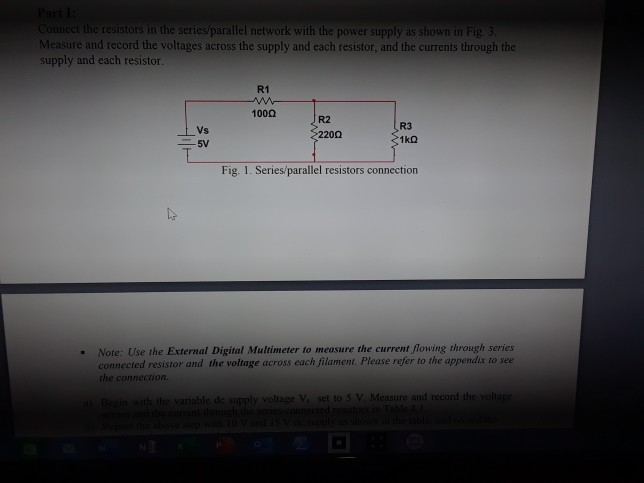 Solved Connect the resistors in the series/parallel network | Chegg.com