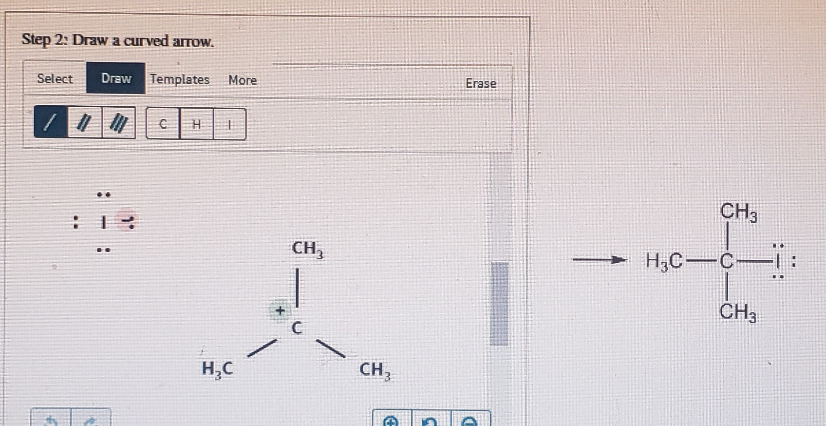 Solved Add curved arrows to the reactant side of the SN1 | Chegg.com