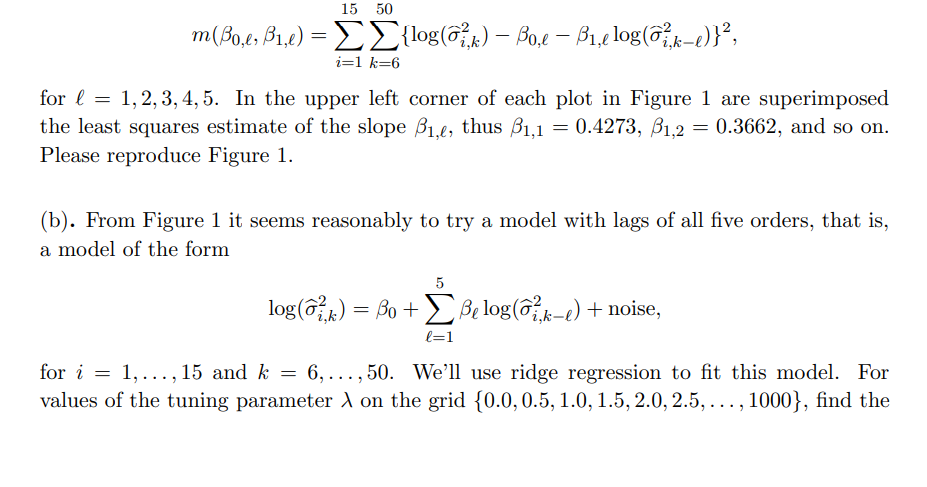 Solved Exercise 3. In this exercise we work with models for | Chegg.com