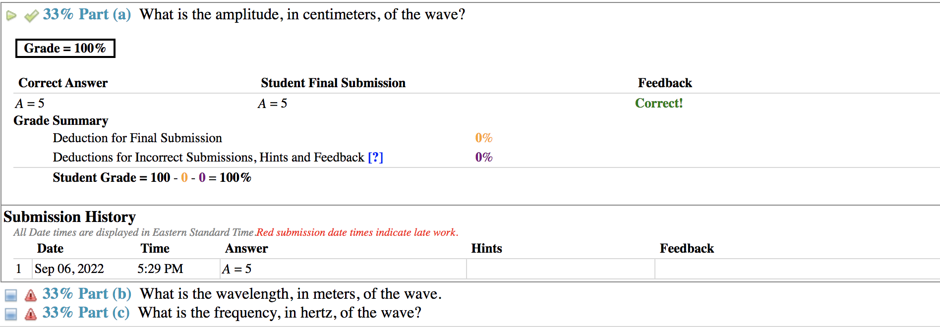 Solved (11\%) Problem 7: The graph below shows the | Chegg.com Solved (11\%) Problem 7: The graph below shows the | Chegg.com