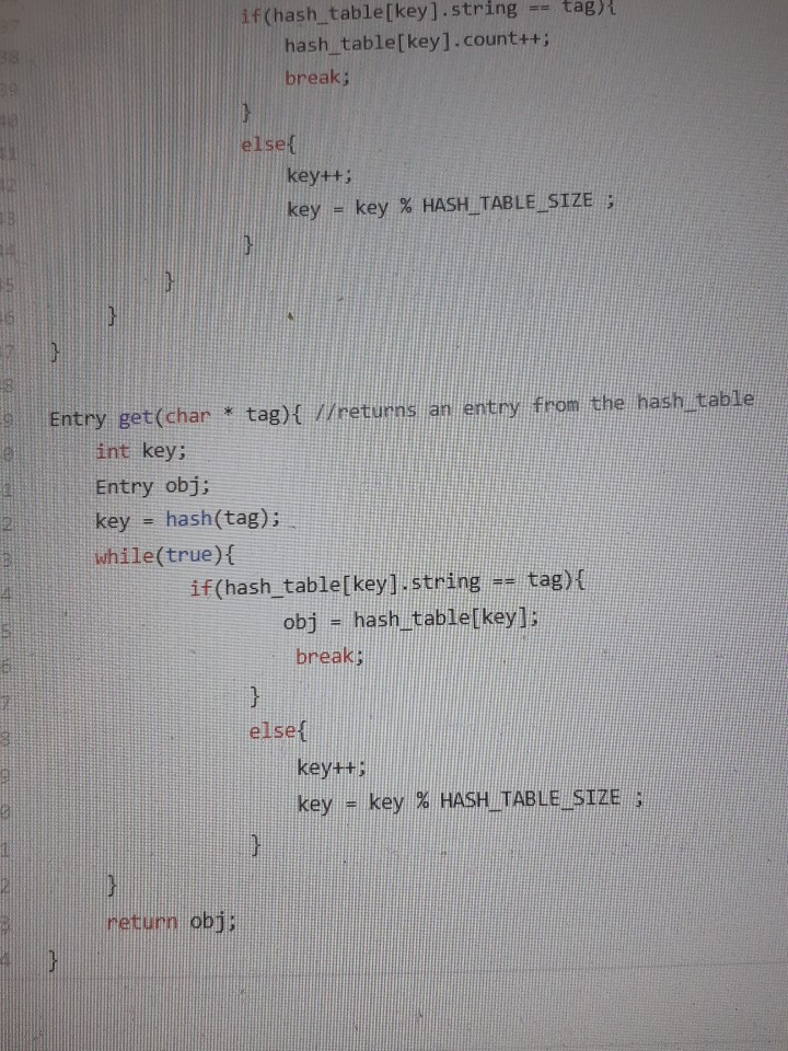 Solved #include #define HASH_TABLE_SIZE 1057 typedef struct | Chegg.com