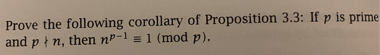 Solved Prove the following corollary of Proposition 3.3: If | Chegg.com