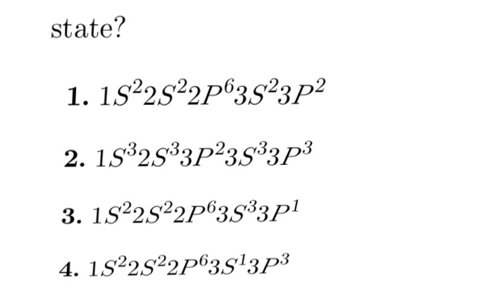 Solved Consider the ground state of the silicon atom (Z = | Chegg.com
