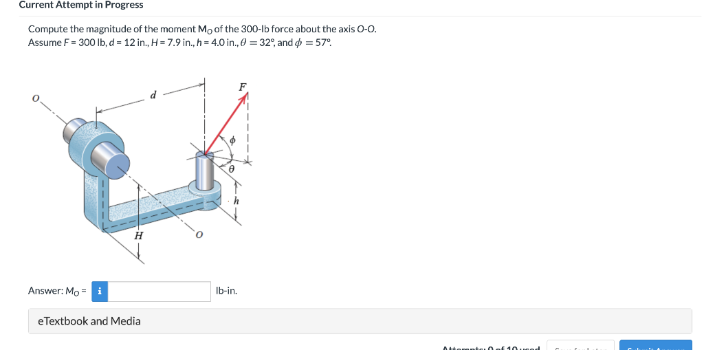 Solved Current Attempt in Progress Compute the magnitude of | Chegg.com
