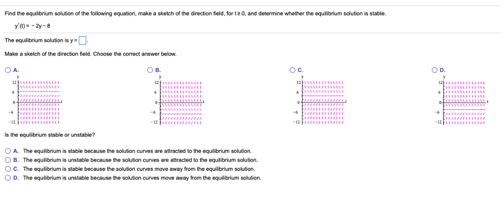 Solved Find the equilibrium solution of the following | Chegg.com