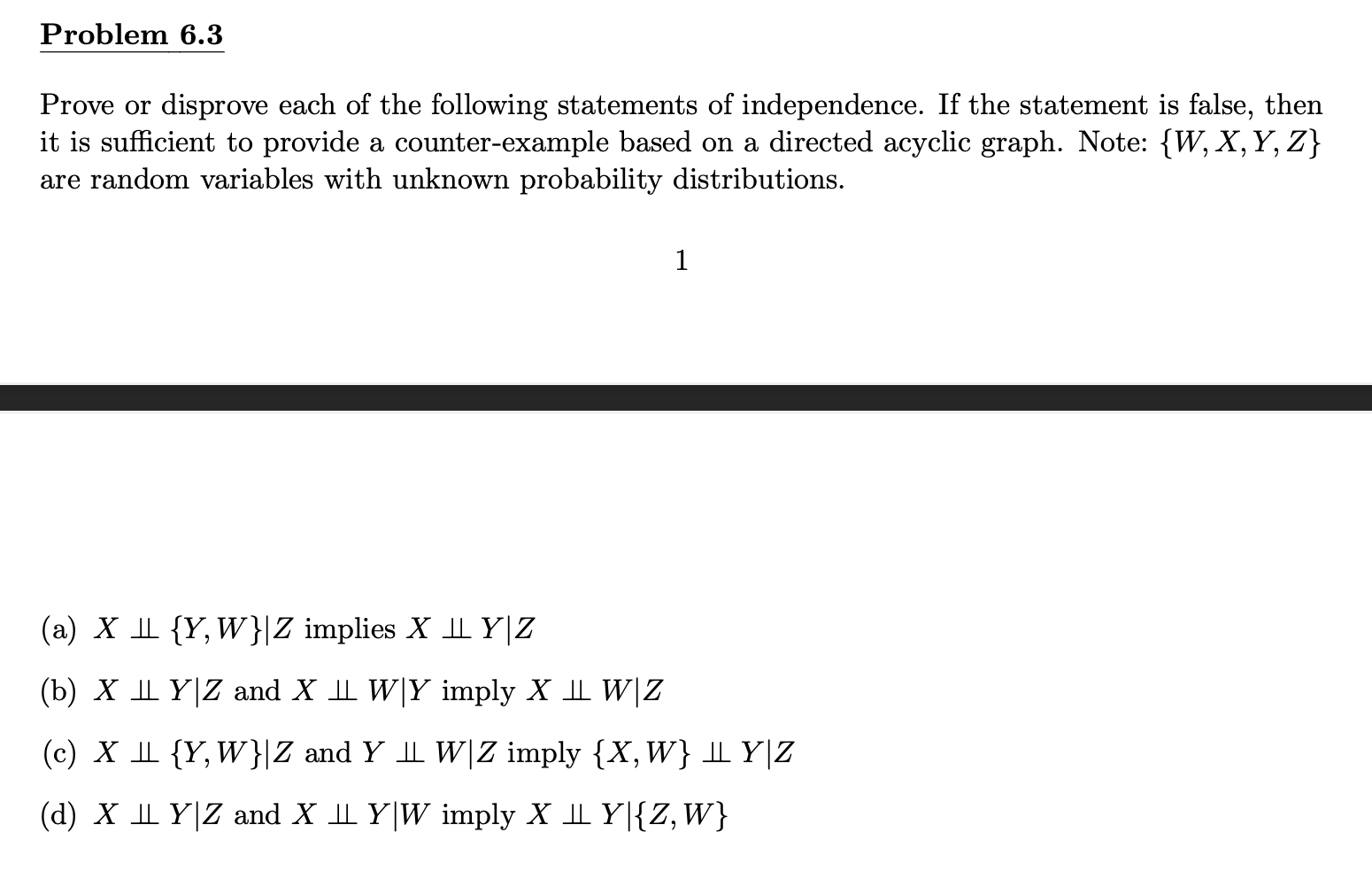 Solved Problem 6.3Prove or ﻿disprove each of ﻿the following | Chegg.com