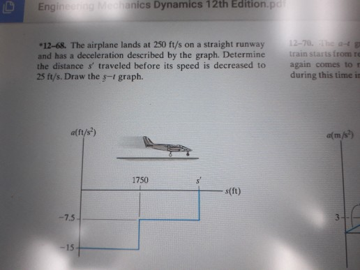 Solved Engineering M anics Dynamics 12th Edition.pd *12-68. | Chegg.com