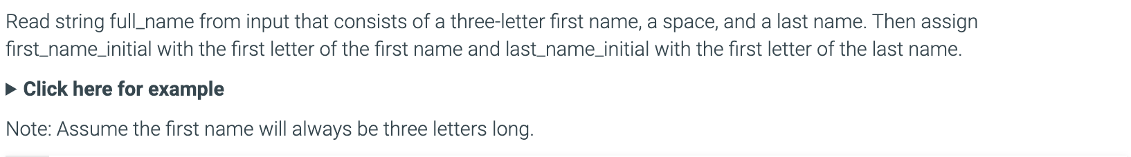 Solved Read string full_name from input that consists of a | Chegg.com