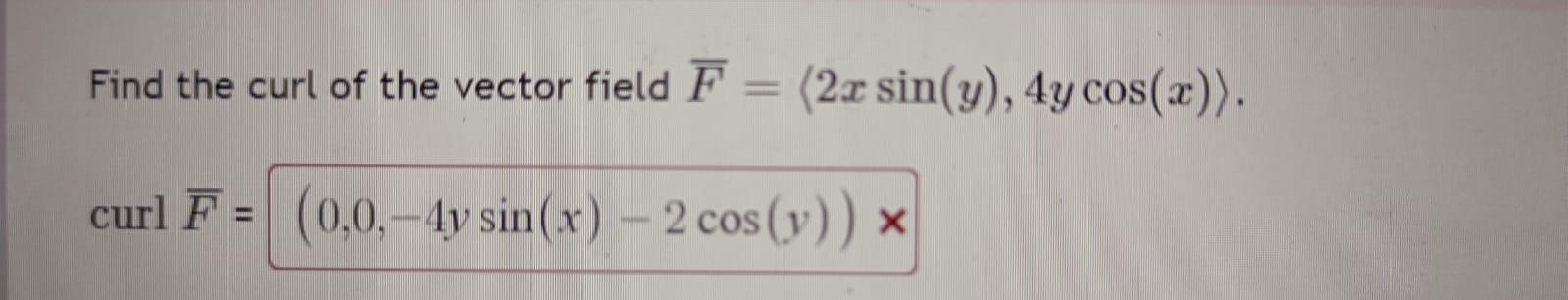 Solved Find the curl of the vector field | Chegg.com