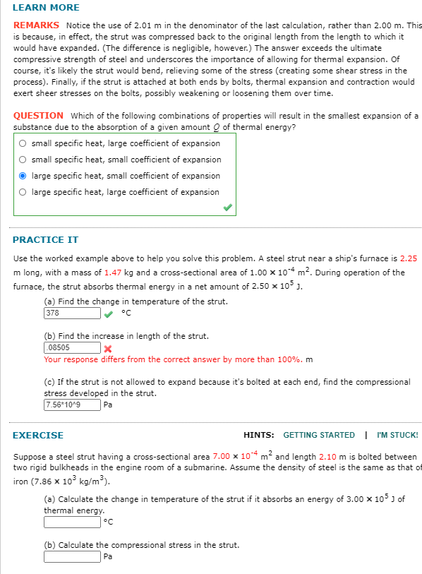 Solved GOAL Use the energy transfer equation in the context | Chegg.com